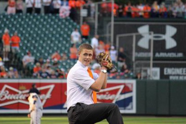 LDS Missionary Throws First Pitch at Orioles Game | Mormon Hub